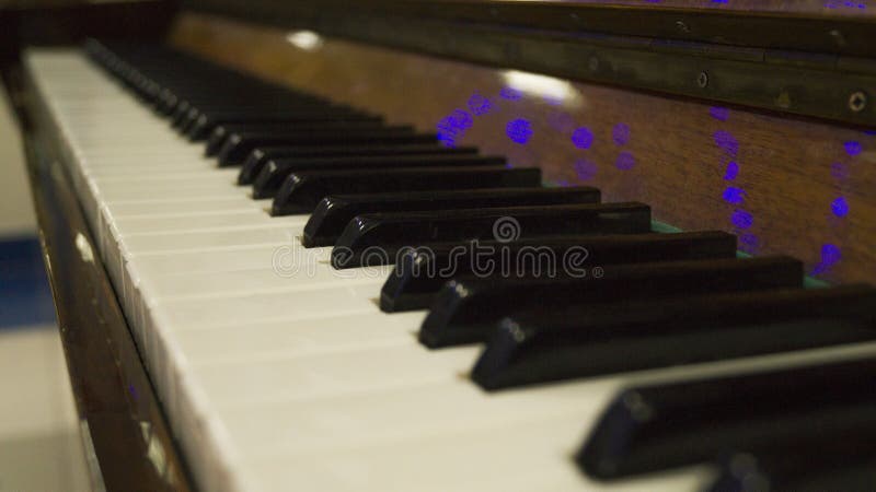 Piano Keys. View from an Angle. Musical Instrument Stock Image - Image ...