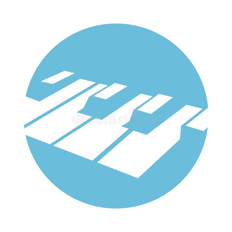 Piano logo icon design stock illustration. Illustration of musical ...
