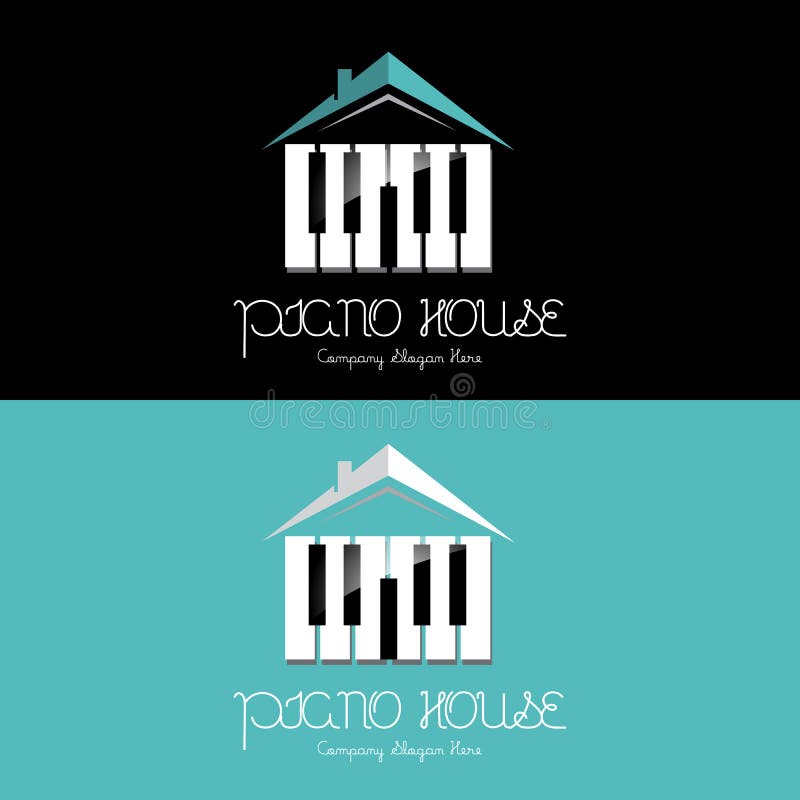 Piano Logo, Musical Instrument Vector, Design for Music Store, Piano ...
