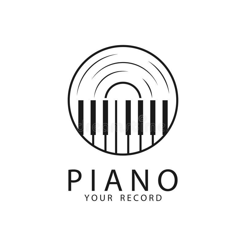 Piano Logo, Musical Instrument Vector Stock Vector - Illustration of ...