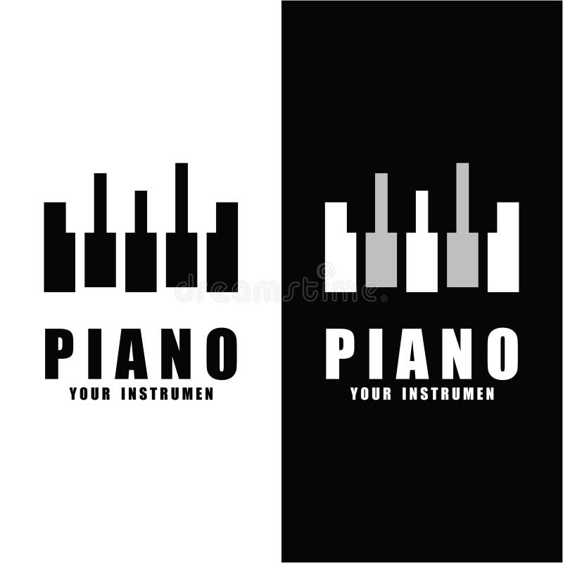 Piano Logo, Musical Instrument Vector Stock Vector - Illustration of ...