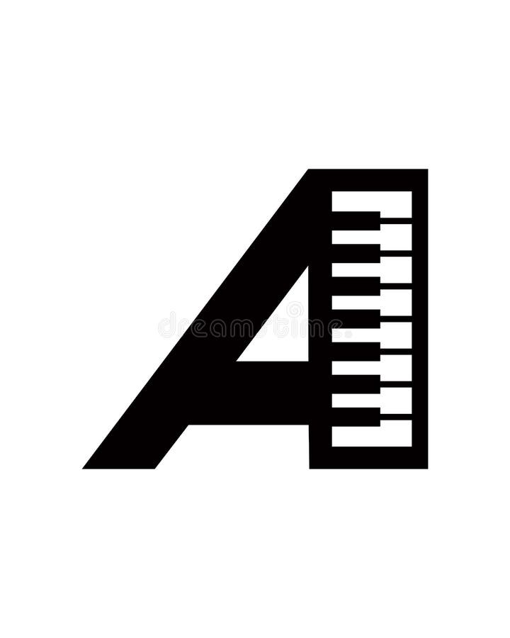A Piano Logo , Piano Logo Vector Stock Illustration - Illustration of ...