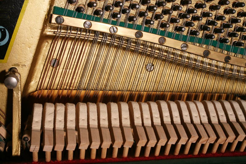 The piano mechanism stock photo. Image of keys, sound - 7074364