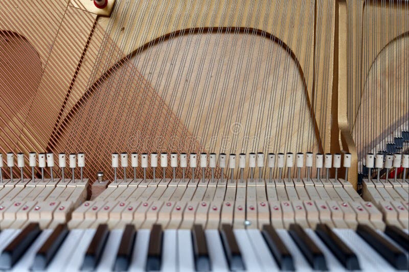 Piano mechanism stock image. Image of harmony, vintage - 261364655