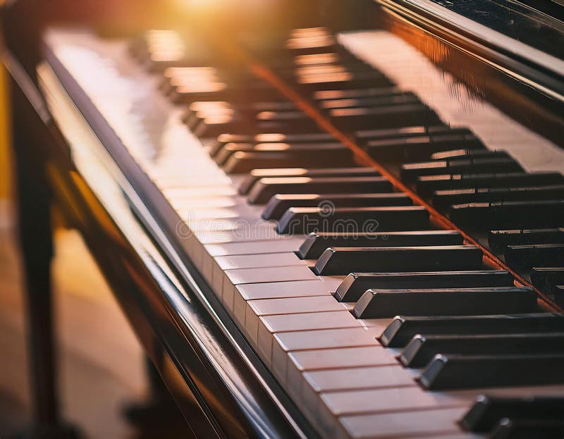 Piano and Music Keys Featuring Elements Like Piano Keys, Sheet Music ...