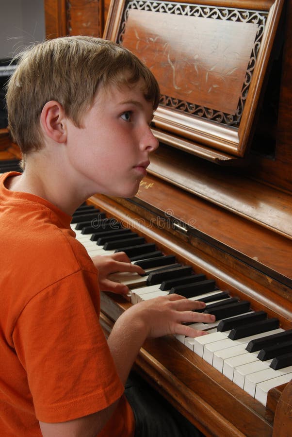 Piano Player stock photo. Image of family, ivory, retro - 10311748
