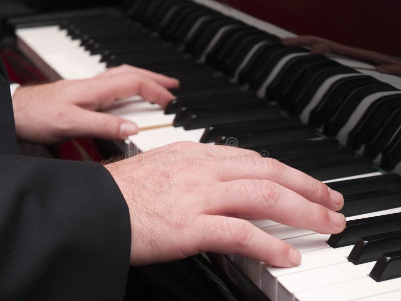 Piano player stock photo. Image of music, classic, closeup - 1111412