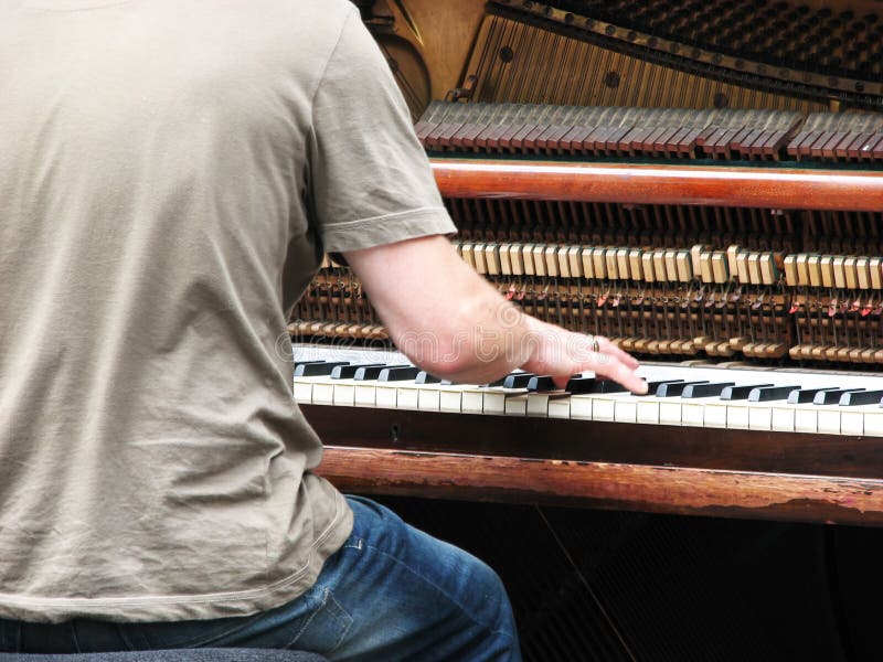 Piano player stock image. Image of instrument, pianist - 24759621