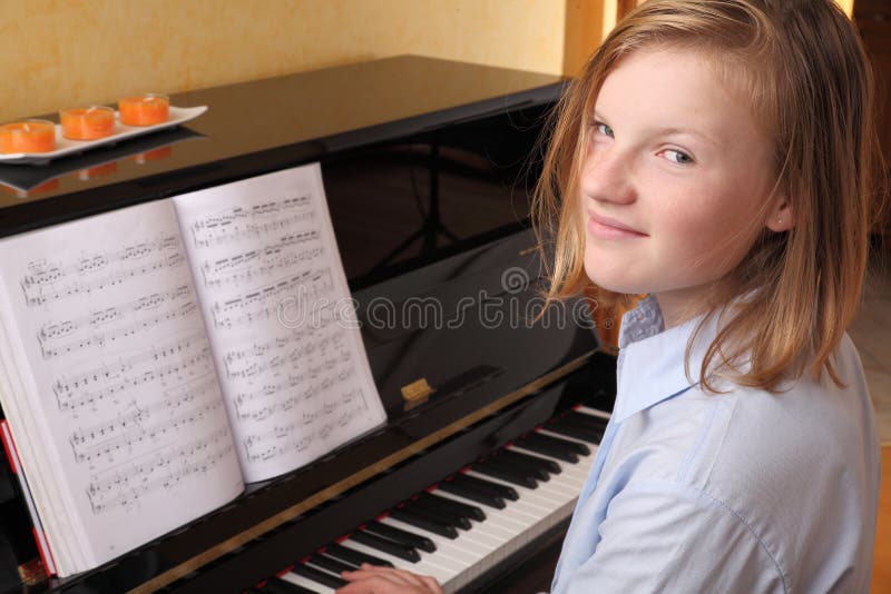 Piano player stock image. Image of performance, home - 26764971