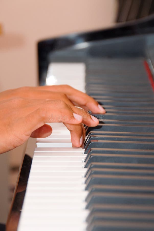 Piano player stock image. Image of compose, hand, orchestra - 7228615