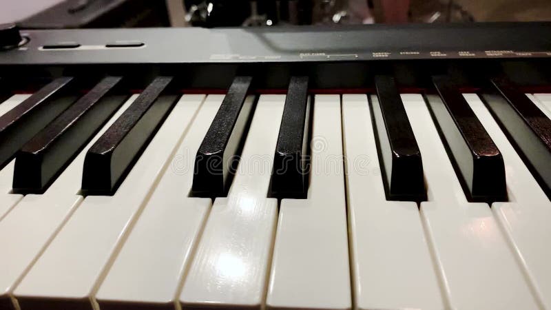 Piano roll in the studio stock video. Video of close - 395160503