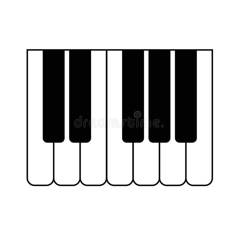 Piano Simple Icon for Web. Musical Instrument Stock Vector ...