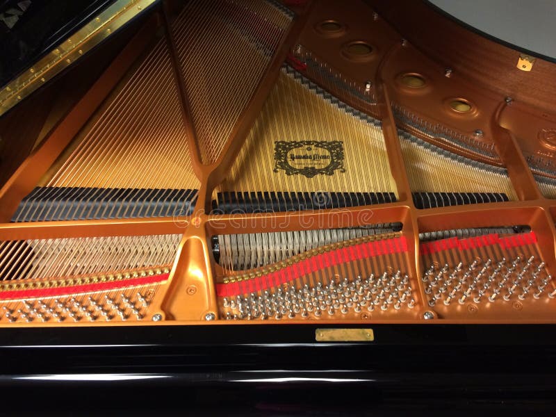 Piano Strings stock photo. Image of harmony, white, harmonics - 1976546