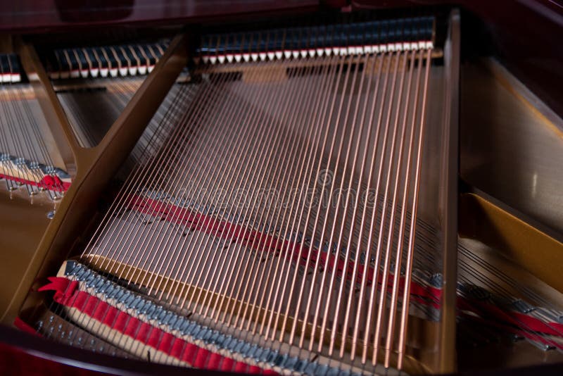 Piano strings stock image. Image of macro, close, music - 139763897