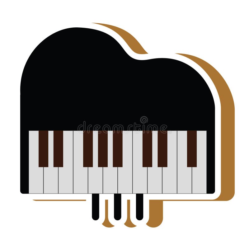 Piano. Vector Illustration Decorative Design Stock Vector ...