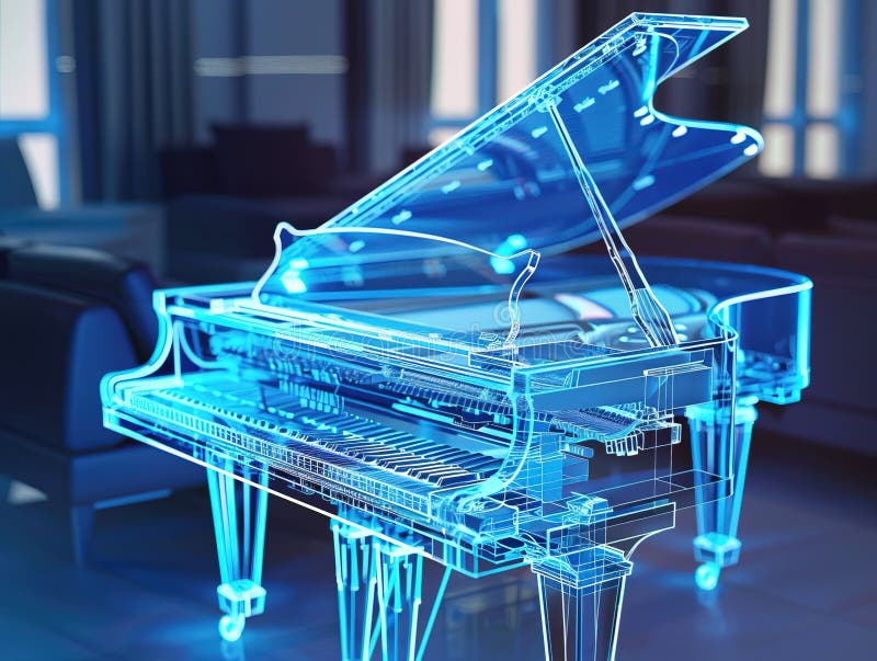 Piano Visualization with Augmented Reality Transparent Piano in Studio ...