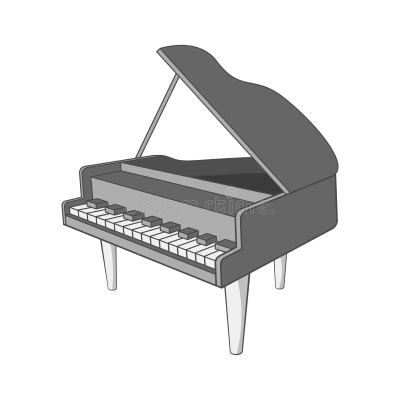 Logosjabloon Van Het Piano-pictogram Vektor Ilustrationdesign Vector ...