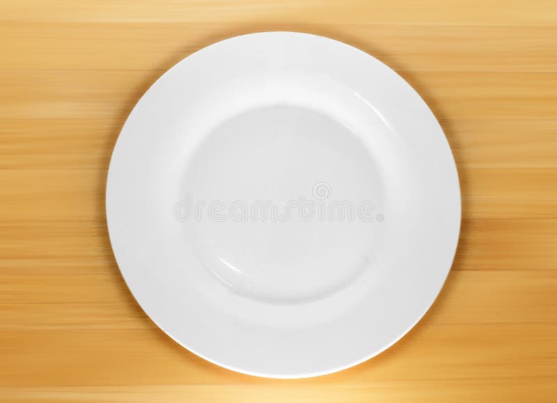Piatto vuoto fotografia stock. Immagine di vuoto, legno - 31124278