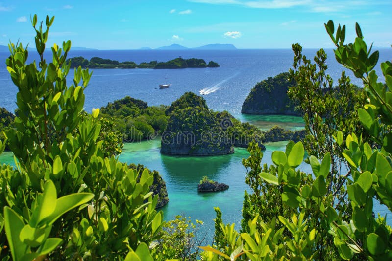 Piaynemo Geosite View, Raja Ampat, West Papua, Indonesia Stock Photo ...