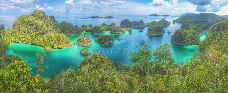 Piaynemo stock photo. Image of papua, landscape, indonesia - 100464898