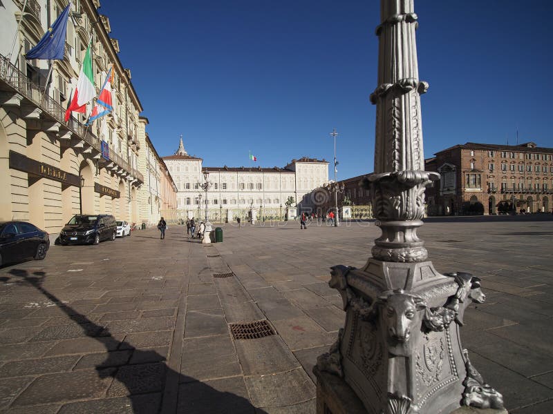 Castello Square in Conegliano, Veneto, Italy Stock Photo - Image of ...