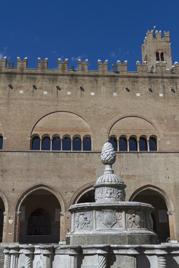 Piazza Cavour in Rimini stock photo. Image of dellarengo - 31383862