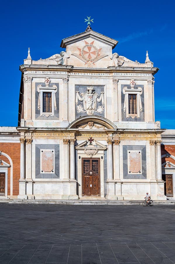 Church in Knights` Square, Pisa Stock Image - Image of italian ...