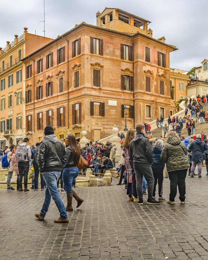 Piazza Di Spagna, Roma, Italia Foto editorial - Imagen de italia ...
