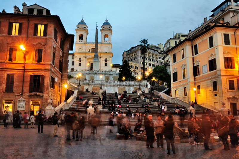 Piazza di Spagna, Rome editorial photography. Image of piazza - 17518492