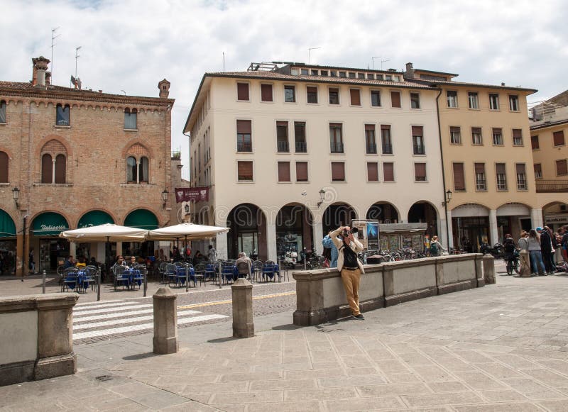 Piazza Duomo in Padua, Veneto Editorial Stock Photo - Image of urban ...