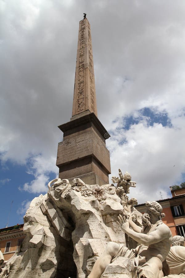 Piazza Navona stock image. Image of memorial, artistic - 17267277