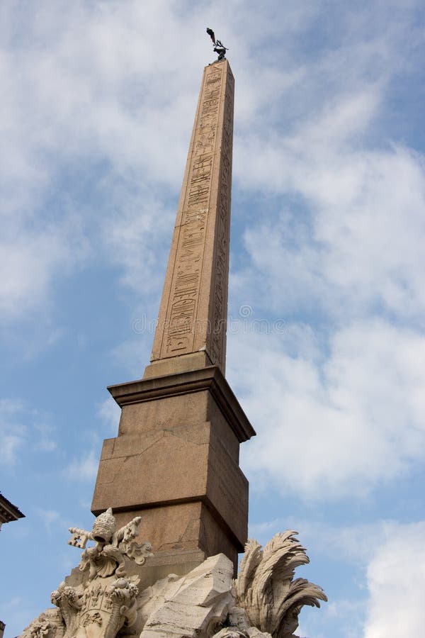 Piazza Navona One of the Most Beautiful Squares in Rome Stock Photo ...