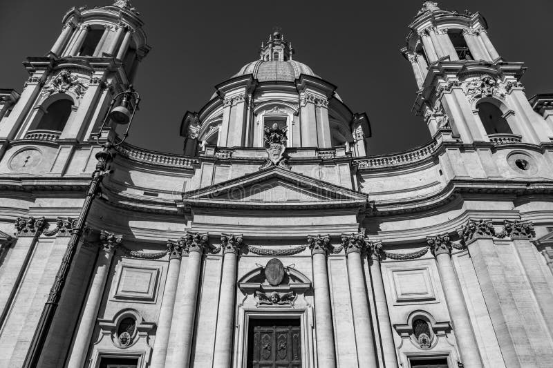 Piazza Navona is a Public Open Space in Rome, Italy Stock Image - Image ...