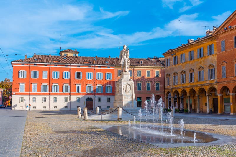 Piazza Roma in Italian Town Modena Editorial Photo - Image of cityscape ...