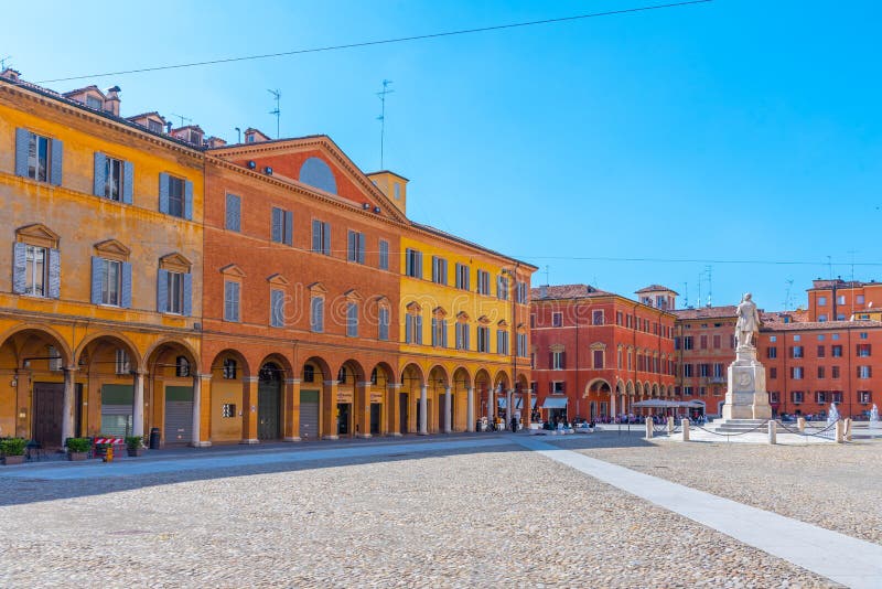 Piazza Roma in Italian Town Modena Editorial Stock Photo - Image of ...
