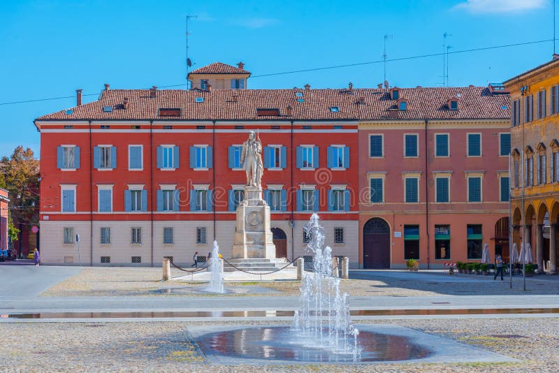 Piazza Roma in Italian Town Modena Editorial Photo - Image of urban ...