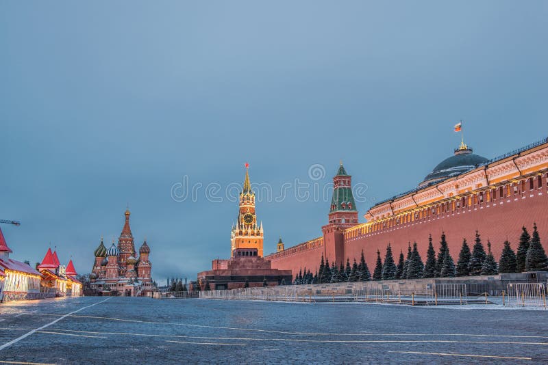 Piazza Rossa, Mausoleo Di Lenin a Mosca, Russia Fotografia Stock ...