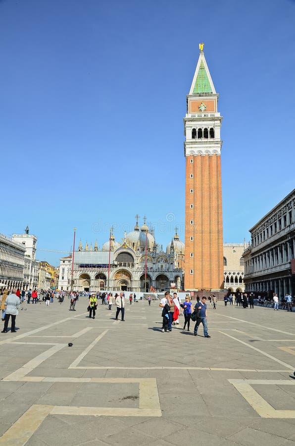 Piazza San Marco editorial stock photo. Image of italy - 26984648