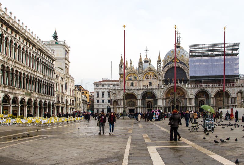 Piazza san marco editorial photo. Image of europe, destination - 48861246