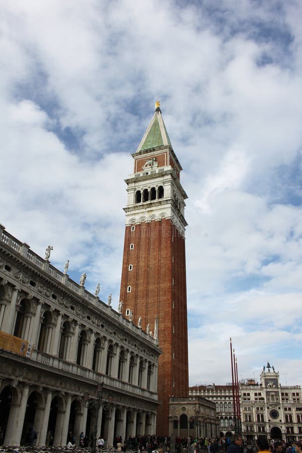 Piazza San Marco, Venice editorial photo. Image of clouds - 85604206