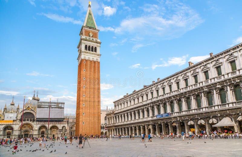 Piazza San Marco in Venice, Italy Editorial Stock Image - Image of ...