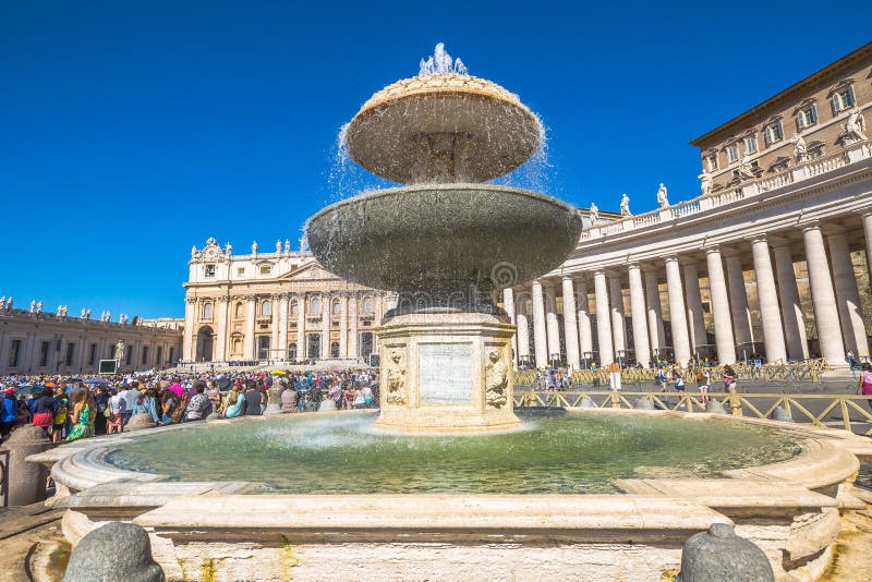 Piazza San Pietro Rome photo éditorial. Image du endroit - 75082406