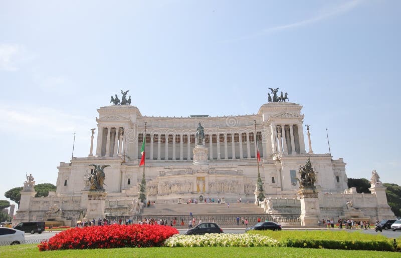 Piazza Venezia Square Rome Italy Editorial Stock Image - Image of rome ...