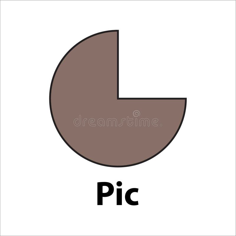 Pic Geometric Shape. Light Brown Color Vector Stock Vector ...