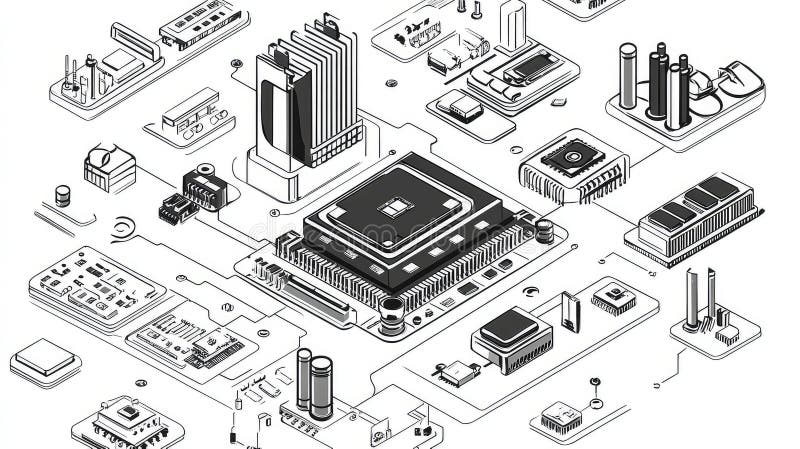 Microcontroller Programming Stock Illustrations – 291 Microcontroller ...