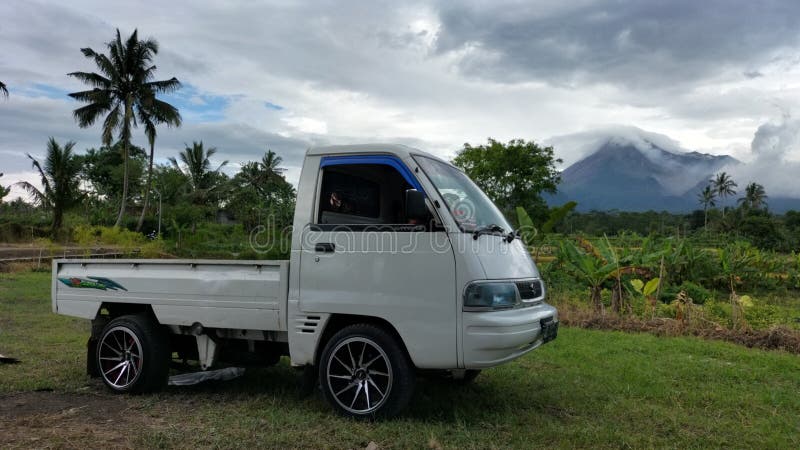 The BEAUTY of the VIEW of the MERAPI VOLCANO Editorial Photography ...