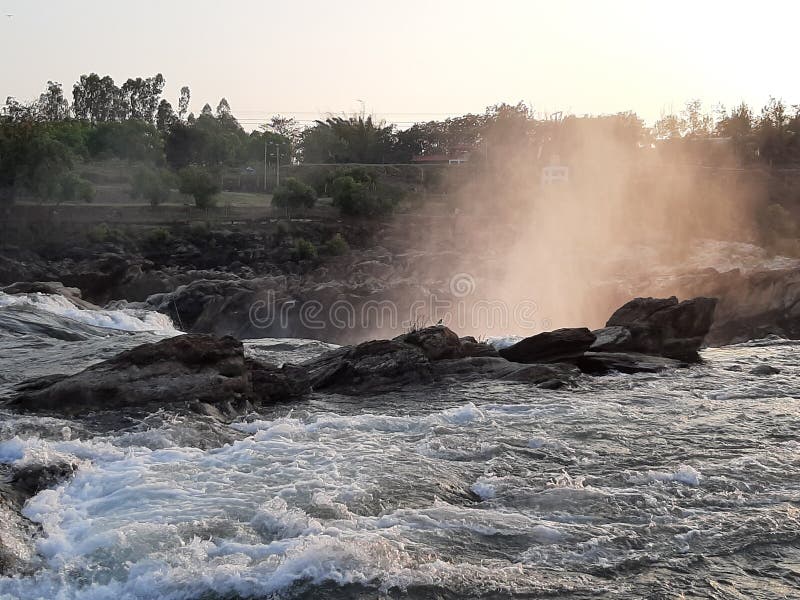 A Pic of Water Flowing Forcefully Stock Photo - Image of demonstrating ...