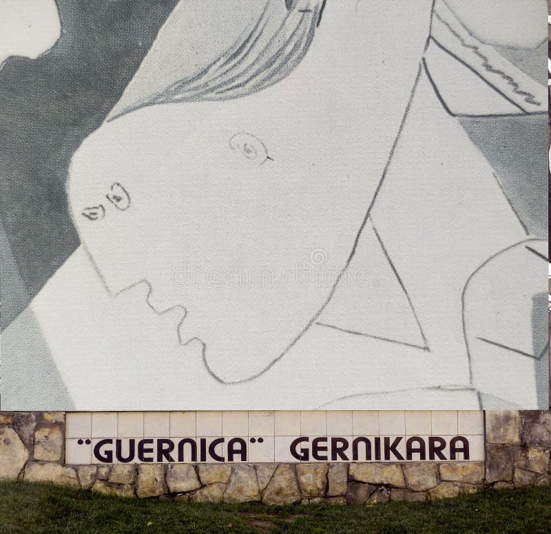 Picasso-Guernica redaktionelles stockfotografie. Bild von baskisch ...