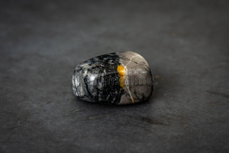 Picasso Jasper Gemstone in Different Tones Grey Black White and Beige ...