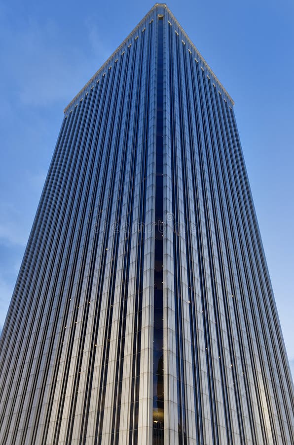 Picasso tower in Madrid, stock photo. Image of skyscraper - 53065956